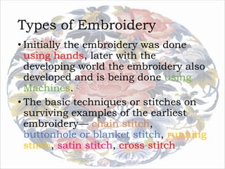 Embroidery | PPTX