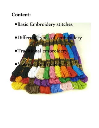 Embroidery | DOCX