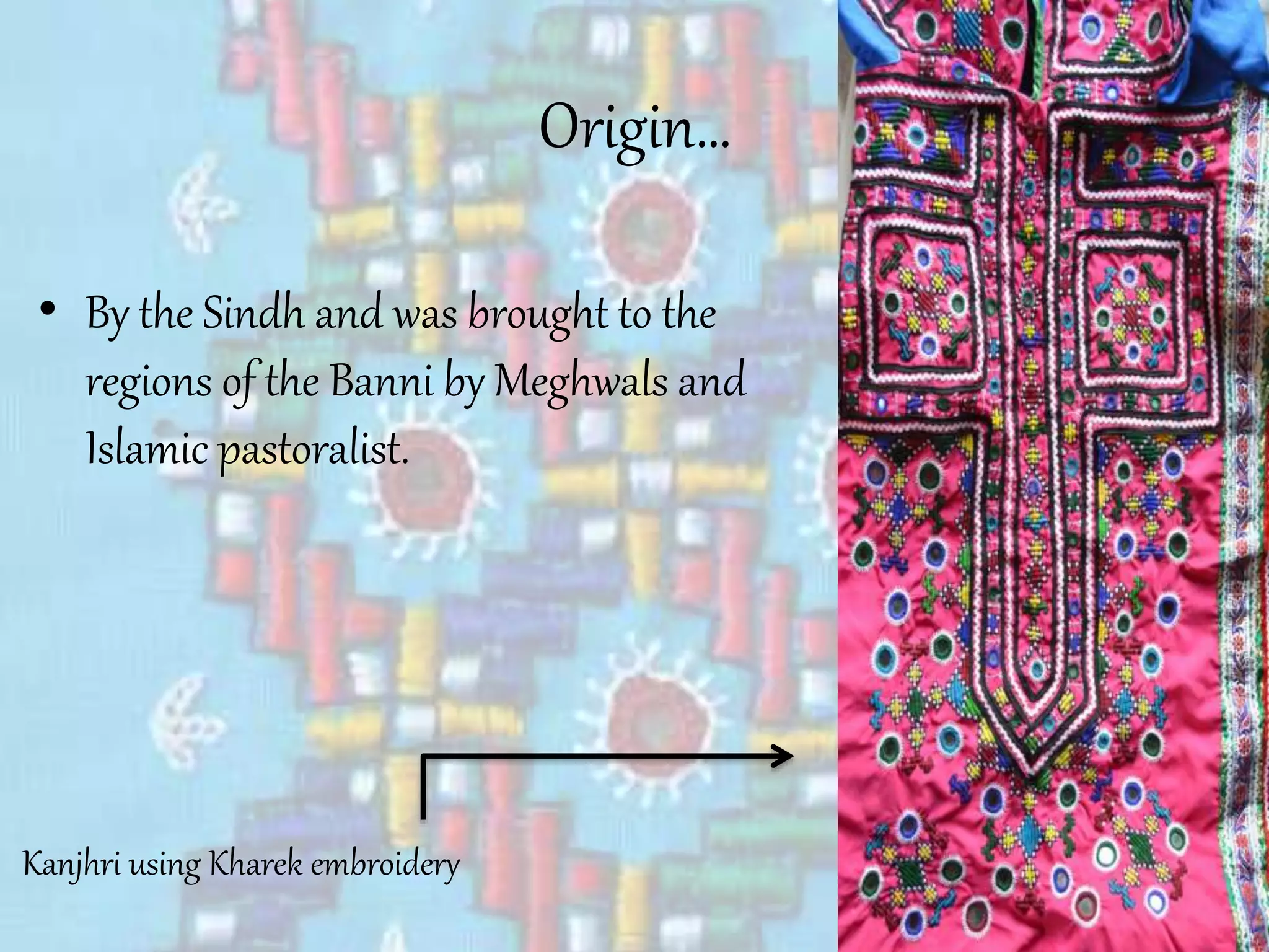 Embroidery of kutch | PPTX