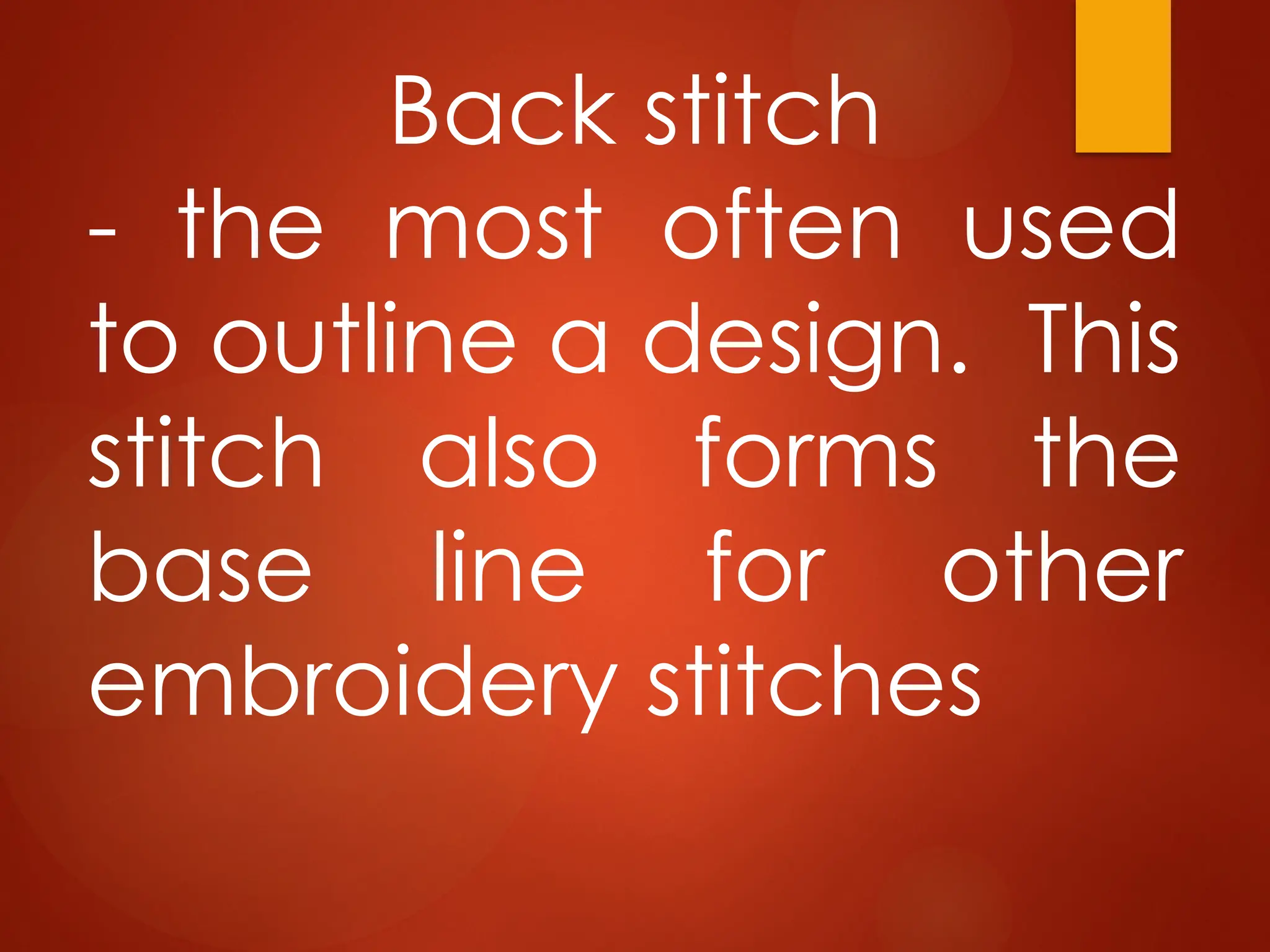 EMBROIDERY STITCHES DEFINITION.pptx emb | PPT