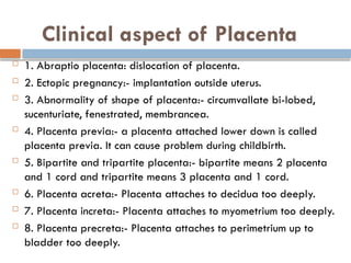 embrology placenta formation anatomy bams .pptx