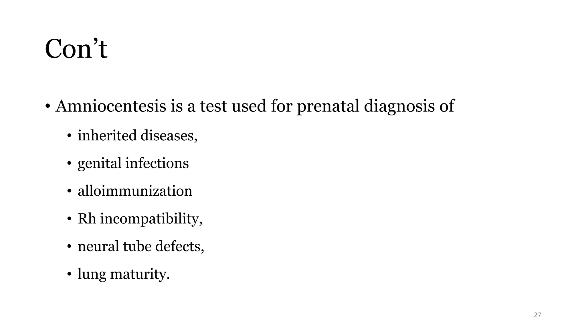 diagnosis and tests of embryo and fetus : prenatal diagnosis | PPT