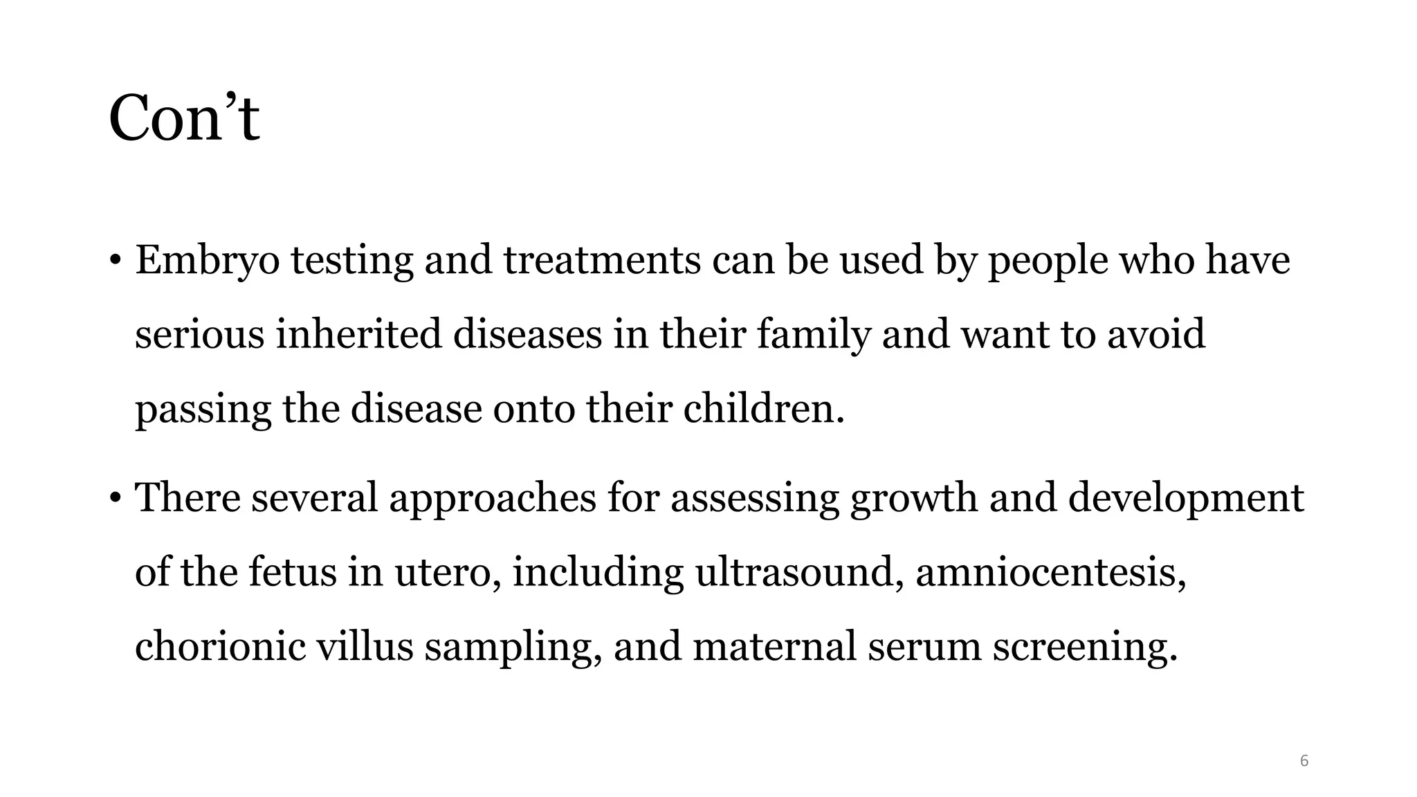 diagnosis and tests of embryo and fetus : prenatal diagnosis | PPT
