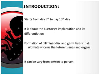 Embryo 2nd week | PPT