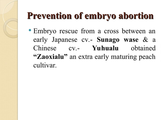 slide tentang tahapan Embryo Culture.ppt | Free Download