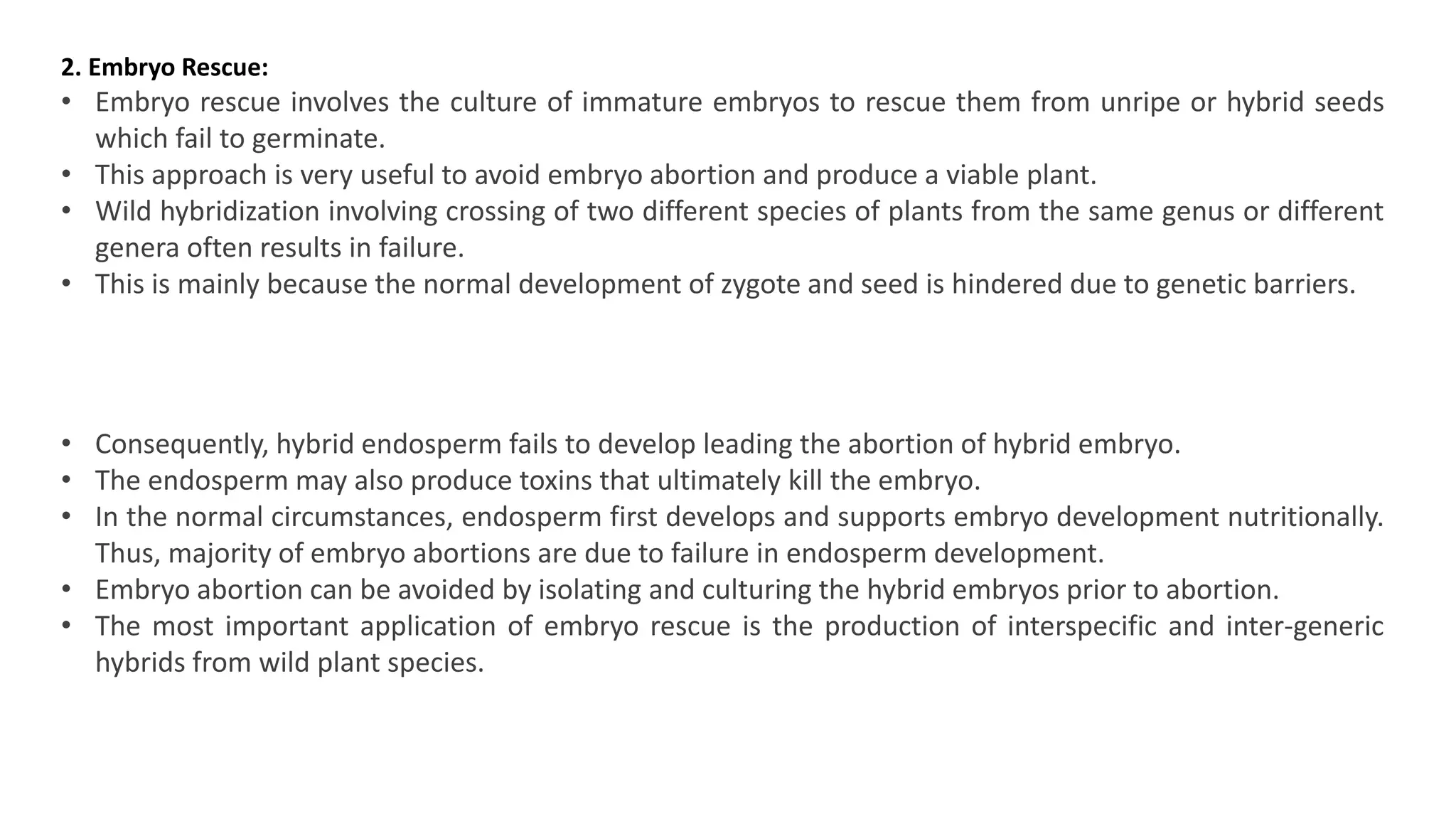 Embryo culture and embryo rescue technique | PPTX