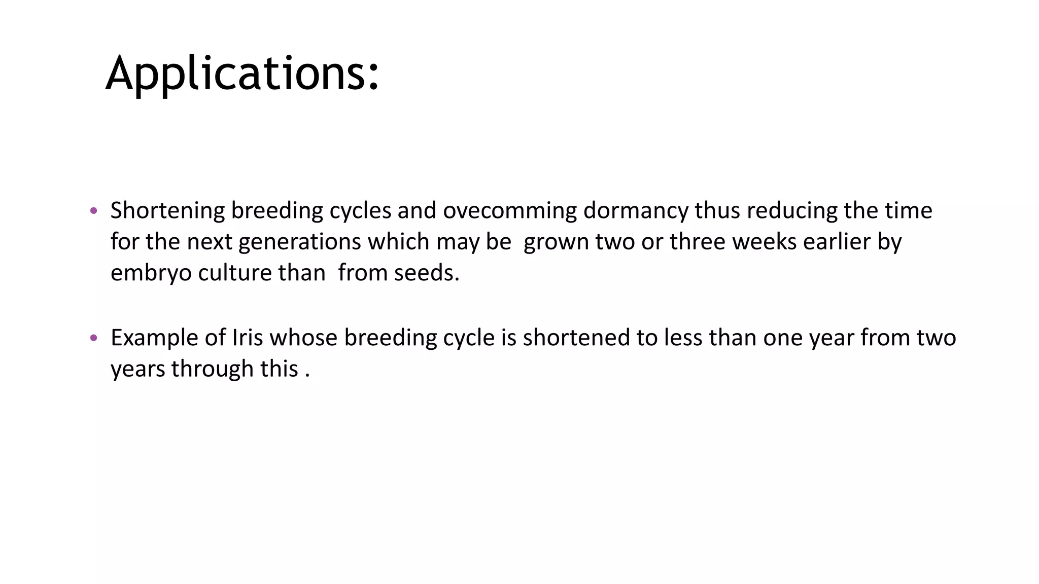 Embryo culture and embryo rescue technique | PPT Embryo culture and embryo rescue technique | PPT
