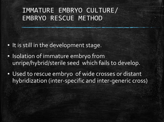 Embryo culture and its application | PPTX | Infertility | Reproductive ...