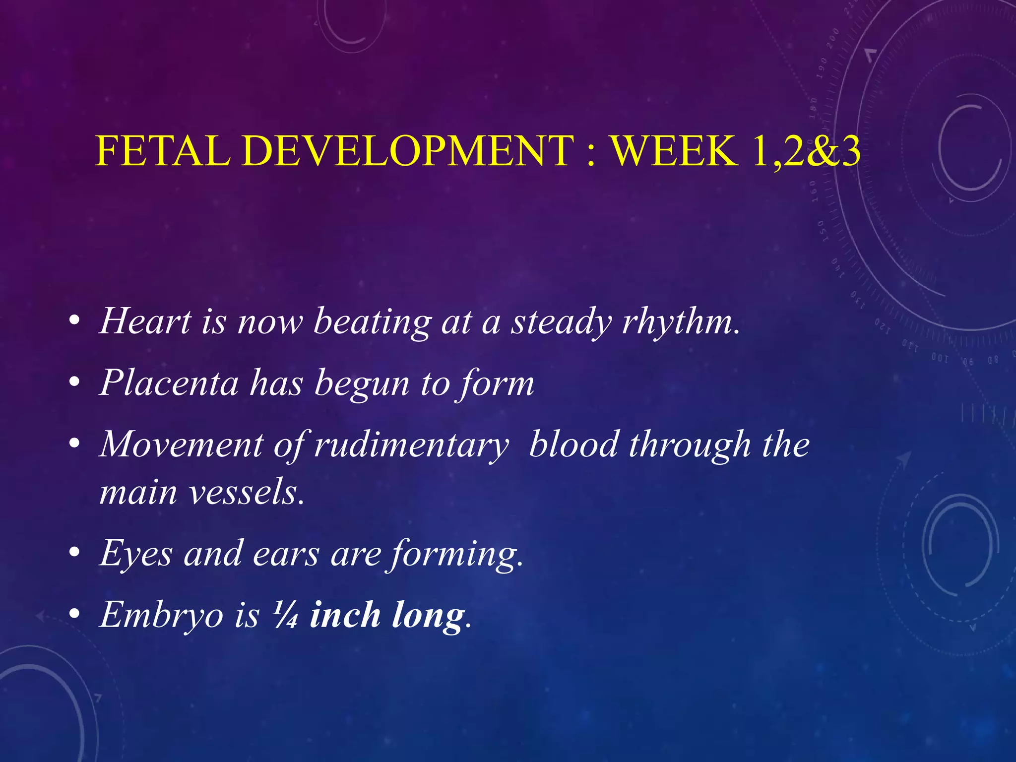 Fetal/Embryonic development in 3 trimester | PPTX