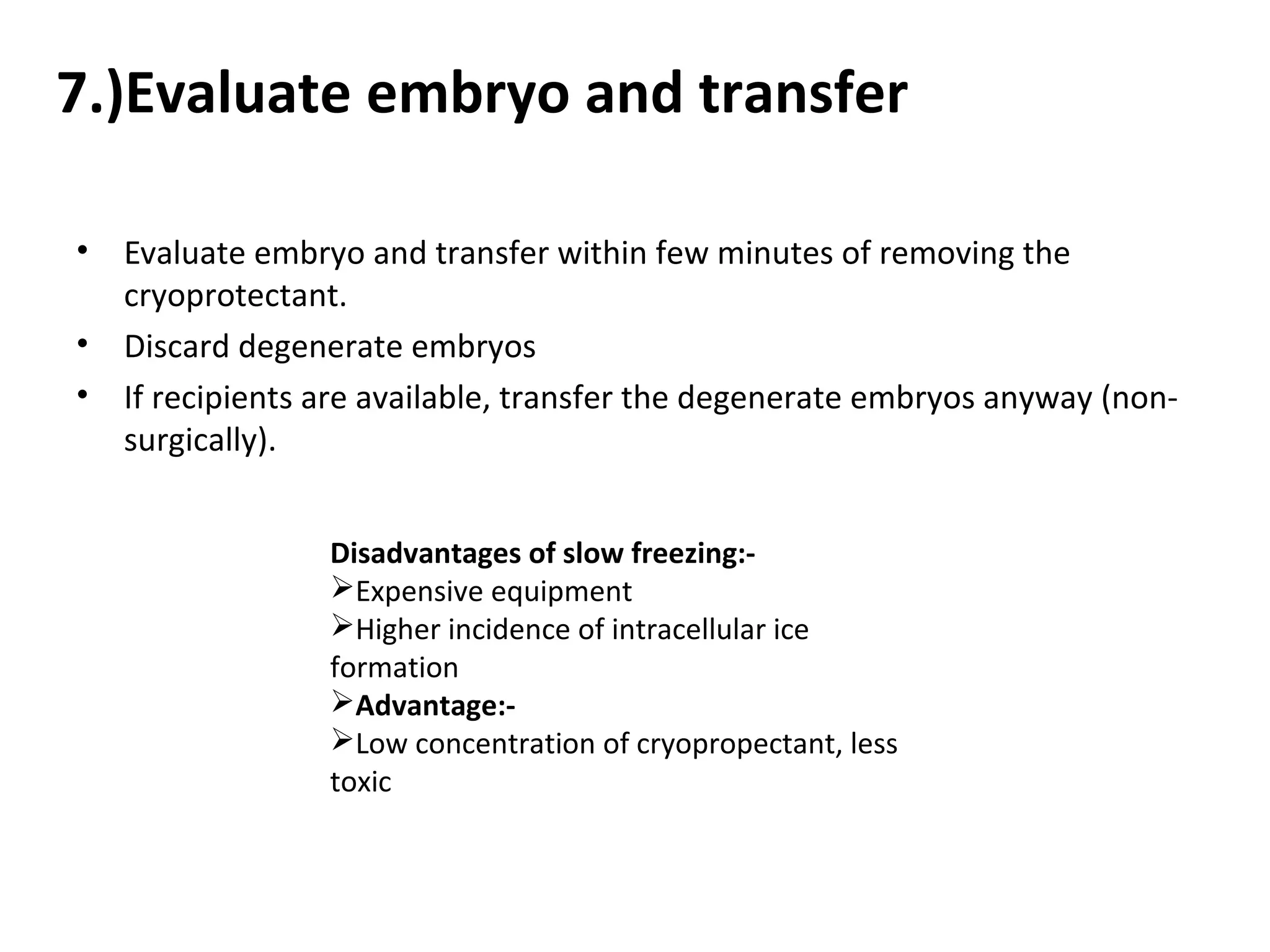 Embryo freezing | PPT