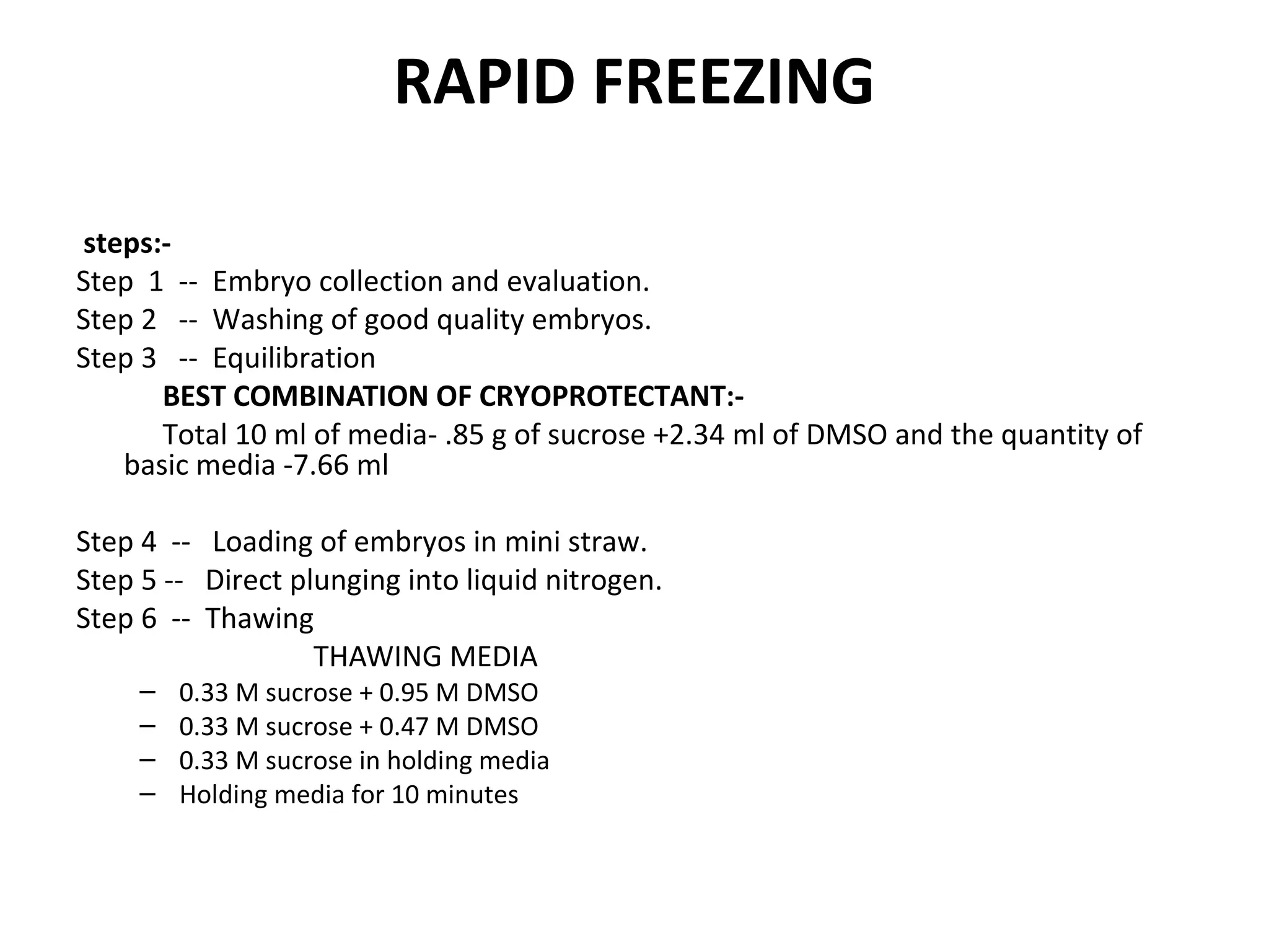 Embryo freezing | PPT