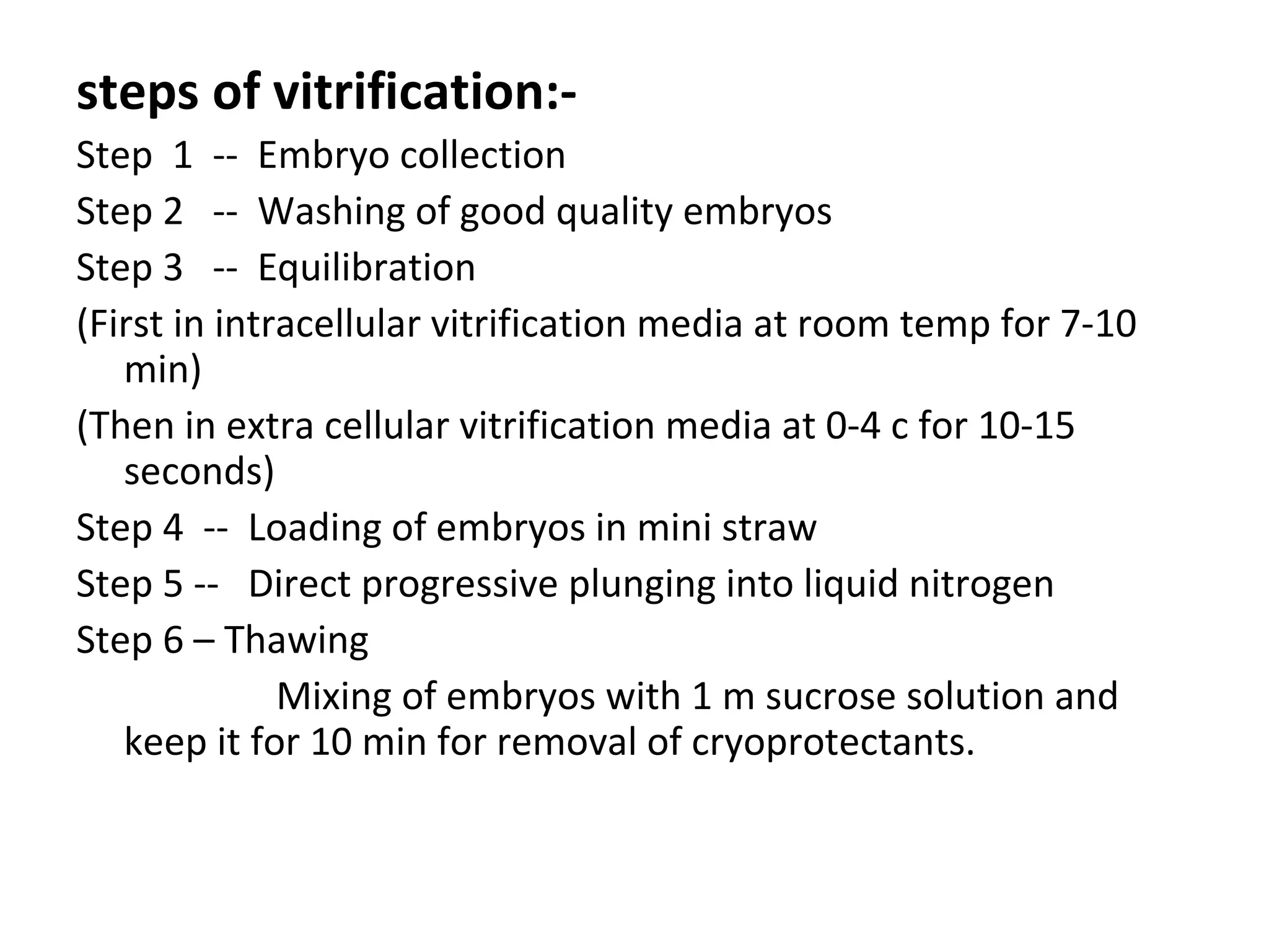 Embryo freezing | PPT
