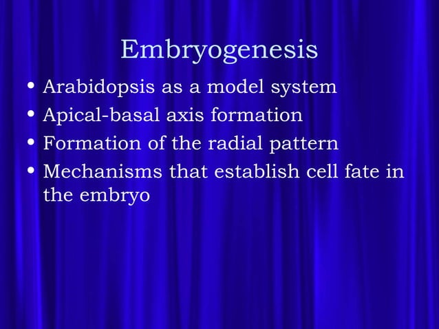 Embryogenesis | PPT