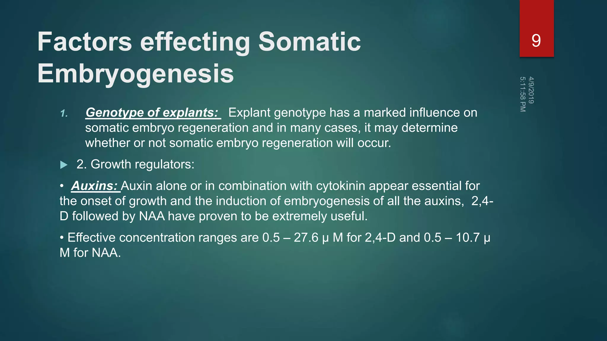 Embryogenesis | PPTX