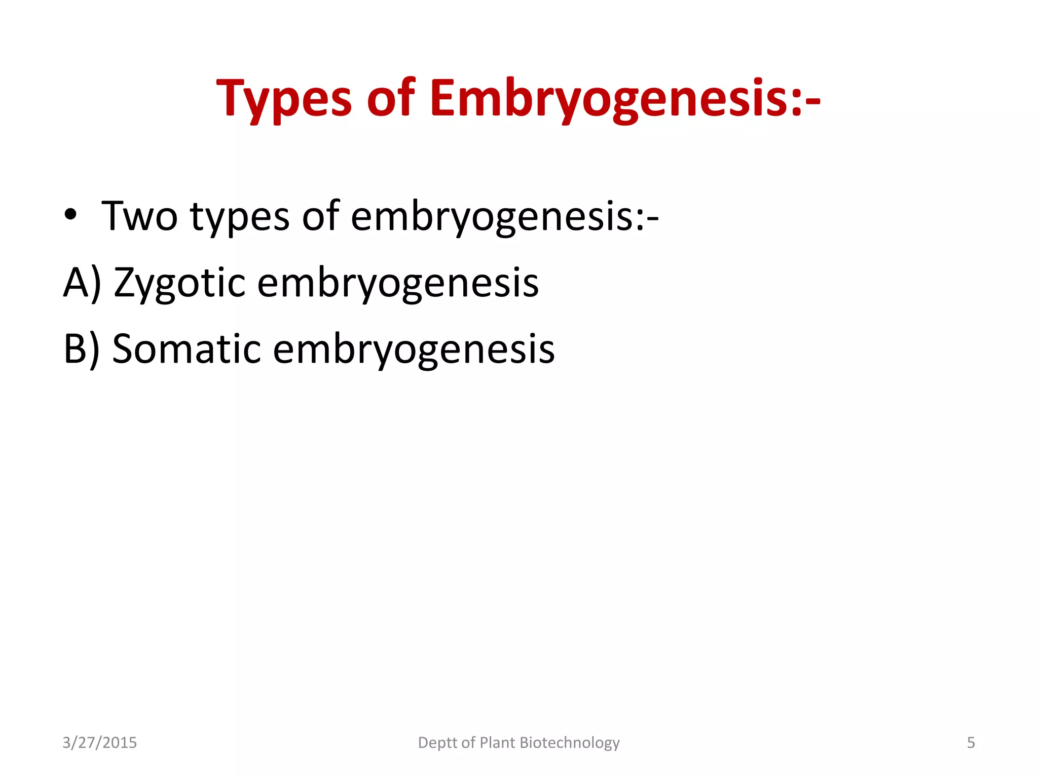 Embryogenesis 27 mar 15 | PPTX
