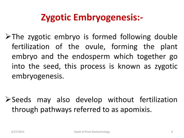 Embryogenesis 27 mar 15 | PPTX