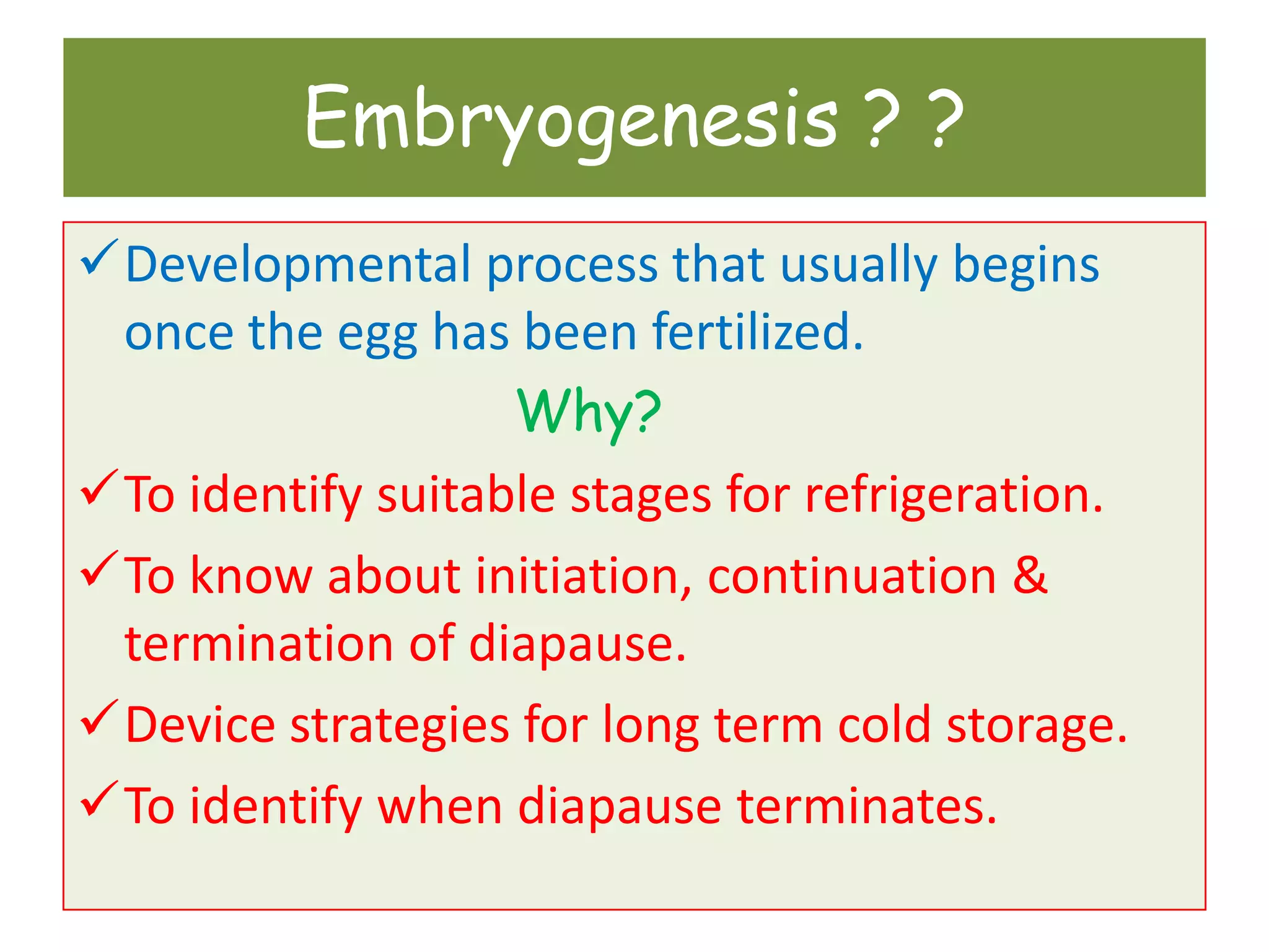 Embryogenesis in silkworms | PPT