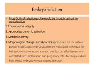 In Vitro embryo life | PPT