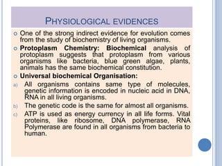 Embryological and physiological evidences of evolution | PPTX ...