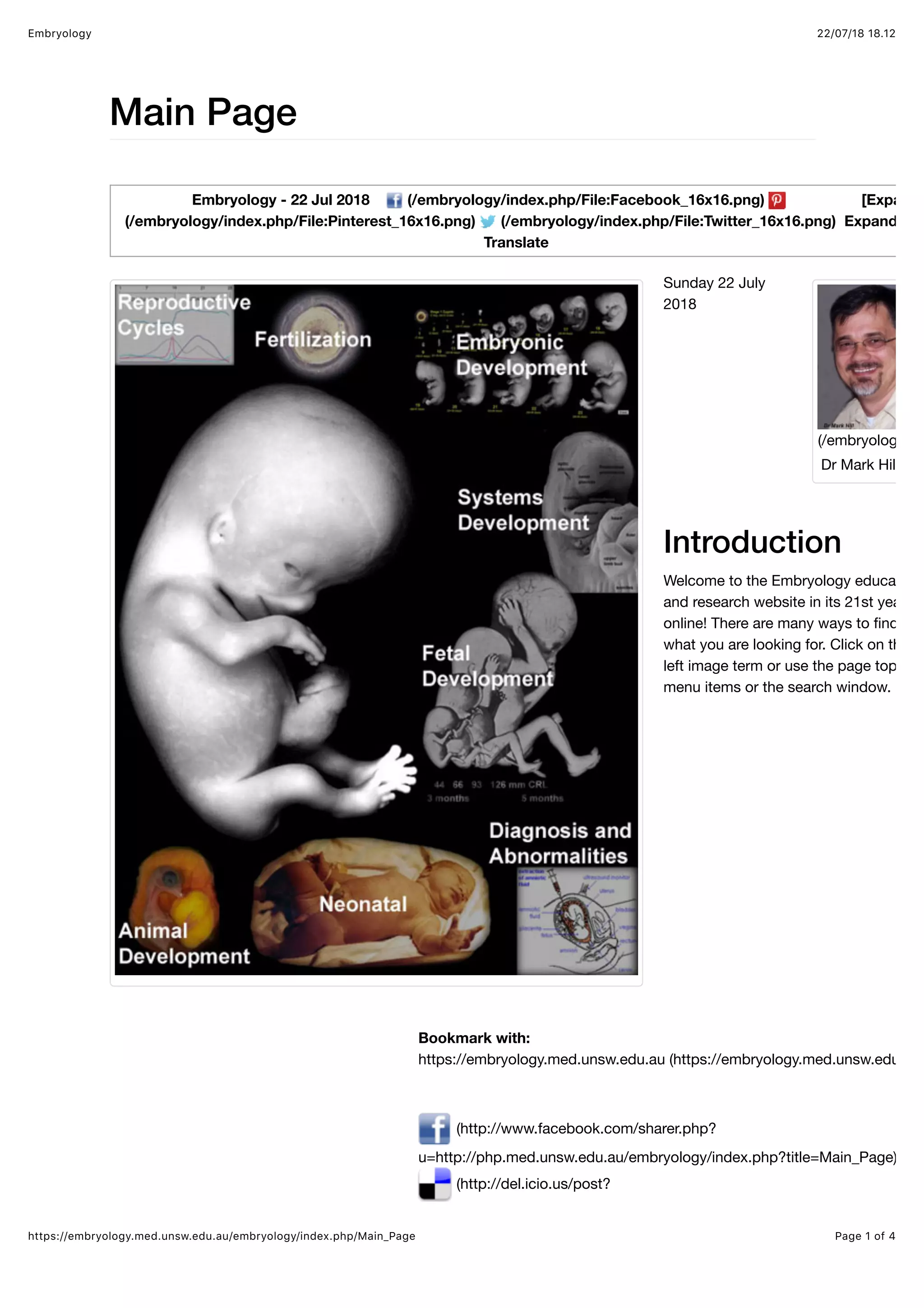Embryology | PDF