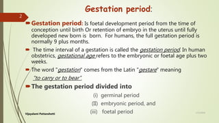 Embryology 1, first week of dev. | PPTX