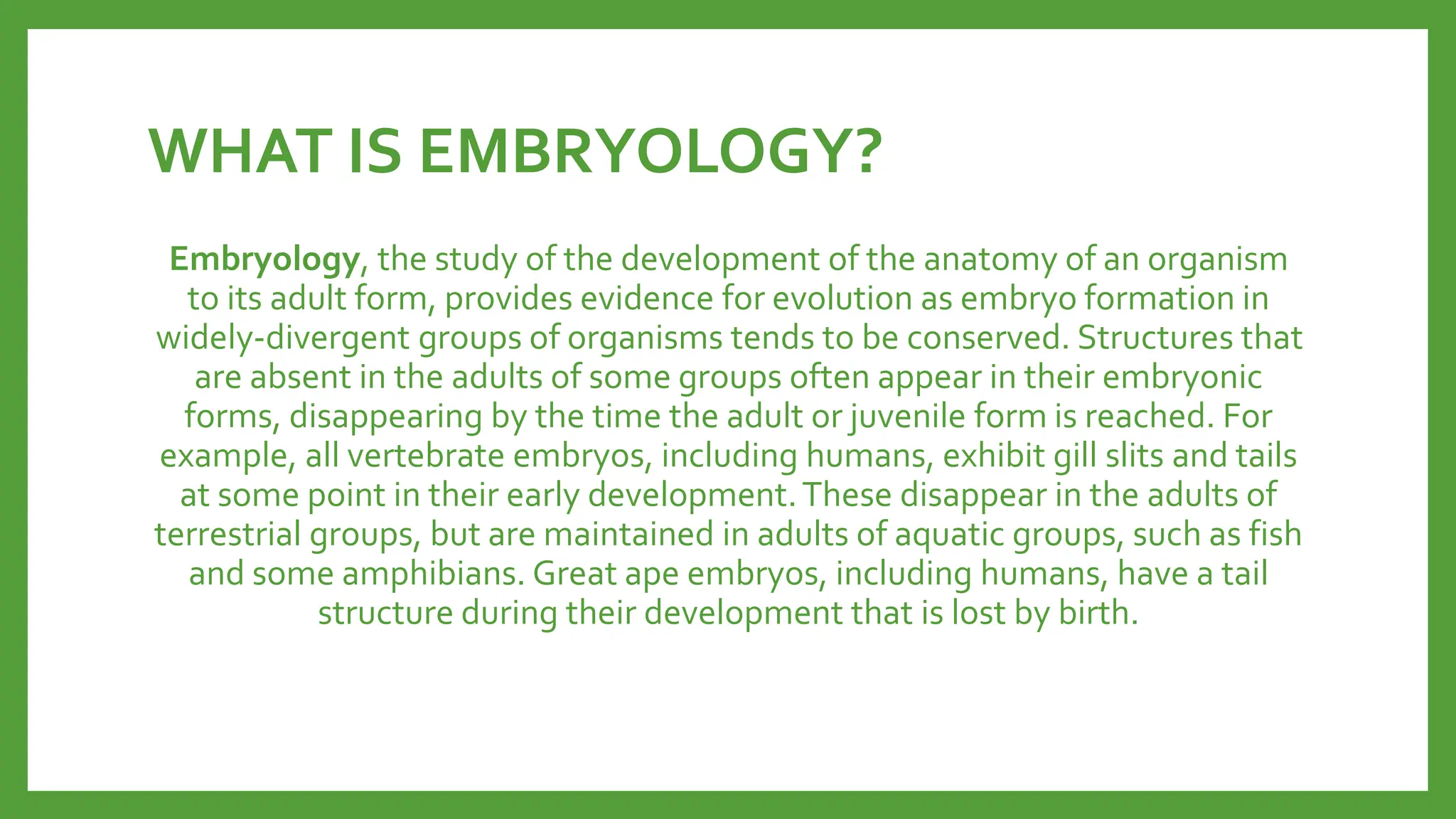 EMBRYOLOGY-bio-1.Evidence of evolution.pptx