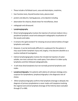 Embryology and anatomy of lymphatics | DOCX
