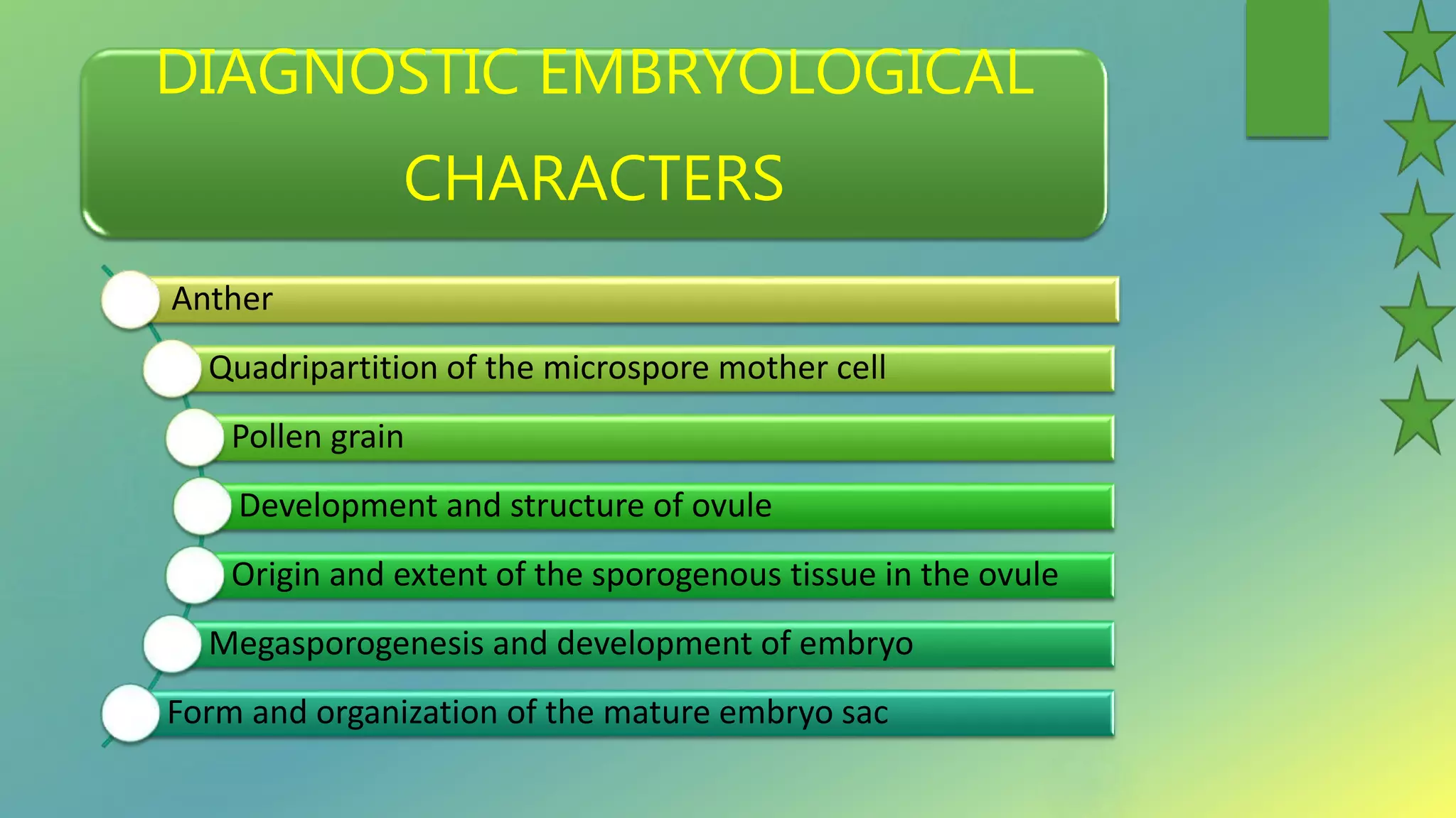 Embryology and taxonomy | PPTX