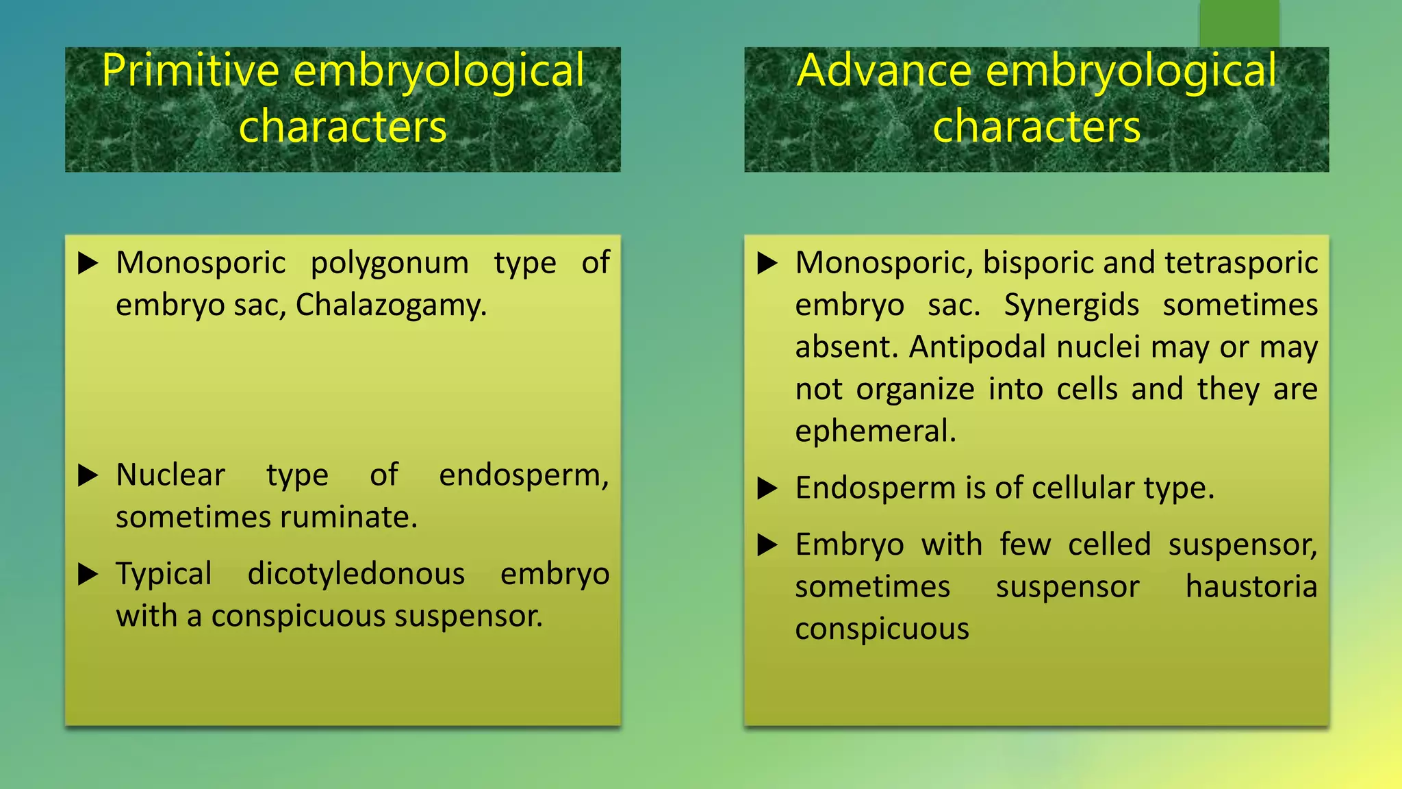 Embryology and taxonomy | PPTX