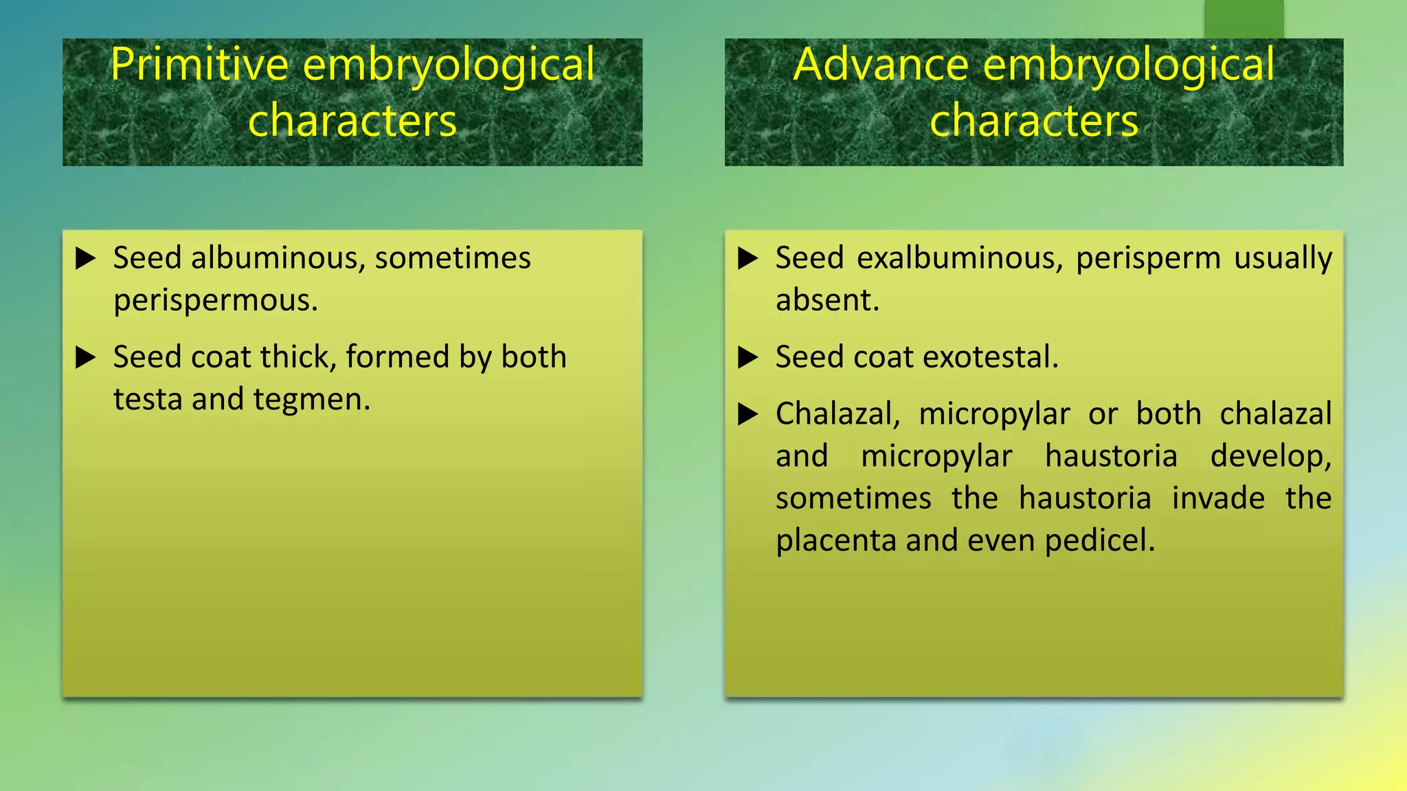 Embryology and taxonomy | PPTX