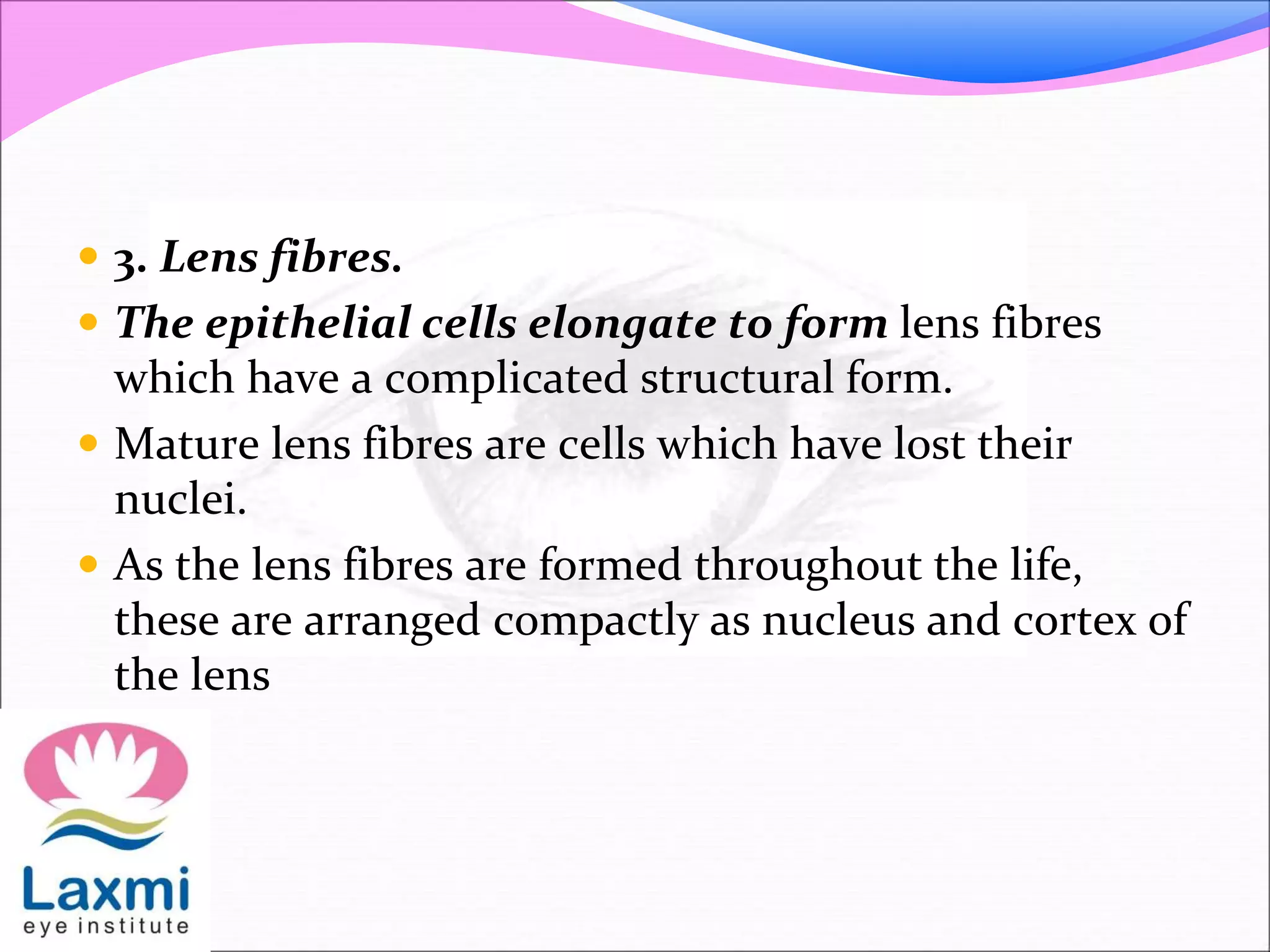 Embryology applied anatomy and physiology of lens | PPTX