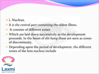 Embryology applied anatomy and physiology of lens | PPTX