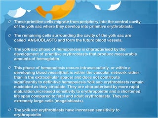 Embryology hemopoiesis final | PPTX