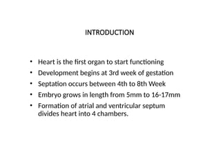Embryology of atrioventricular septum mbbs year 1 | PPTX