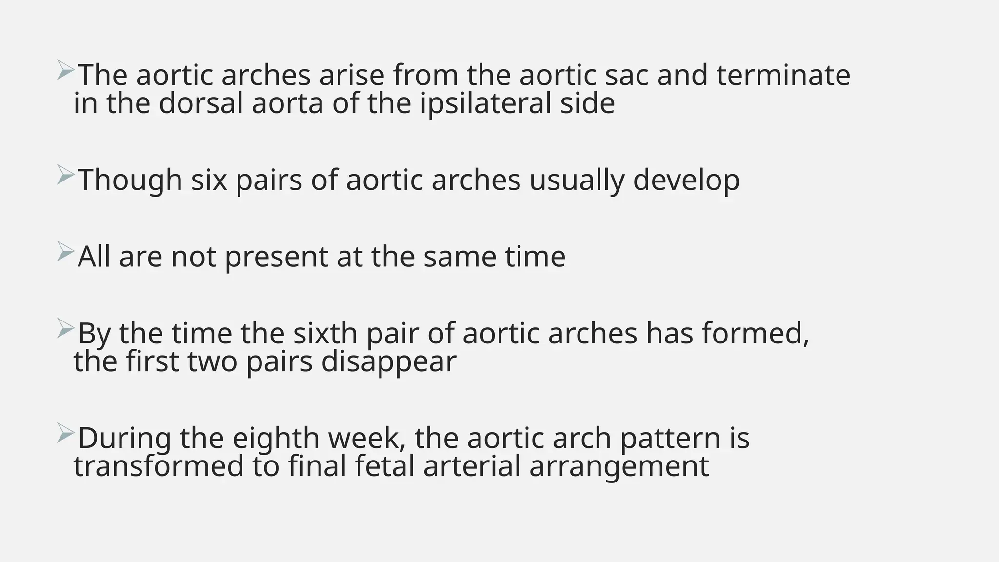 Embryology of aortic arches presentation | PPTX