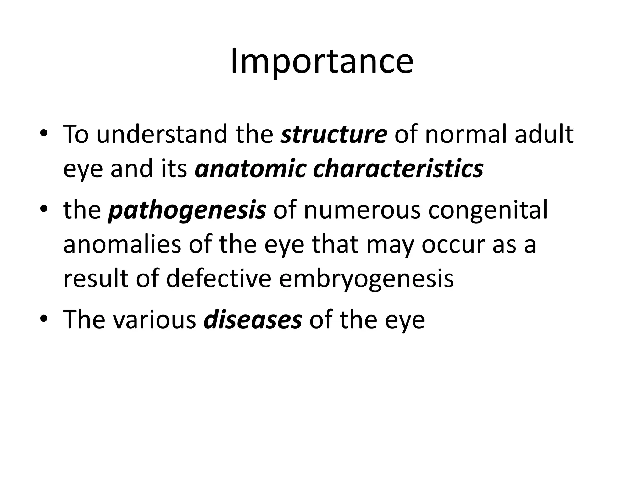 Embryology of eye | PPTX