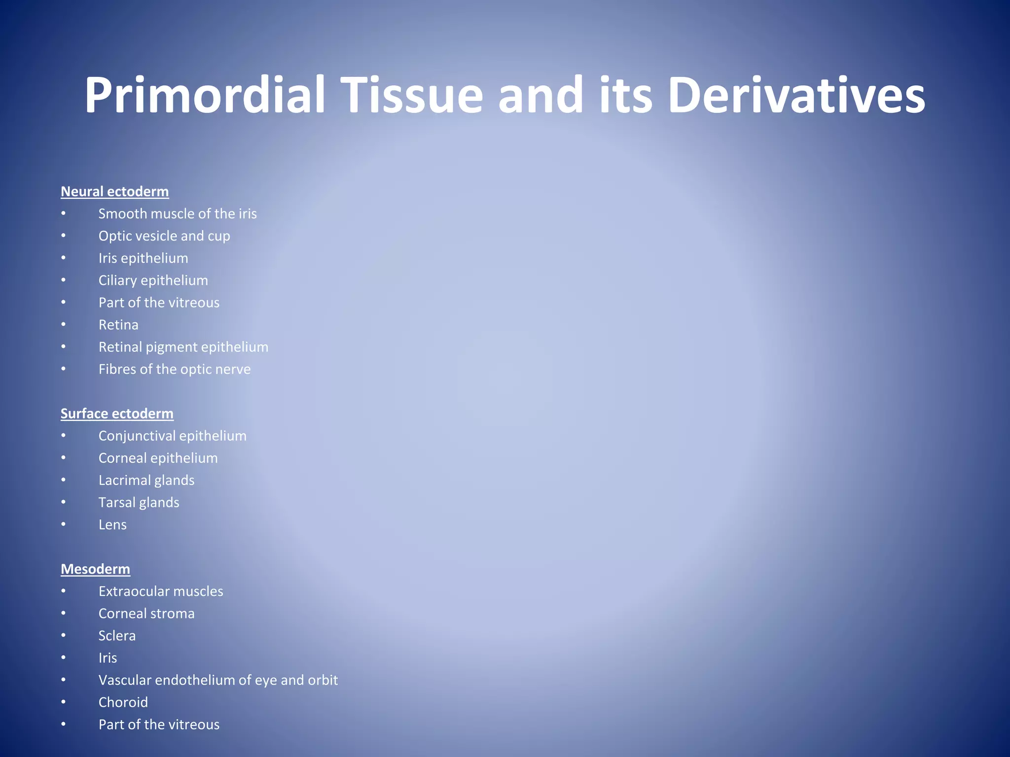 Embryology of eye | PPTX