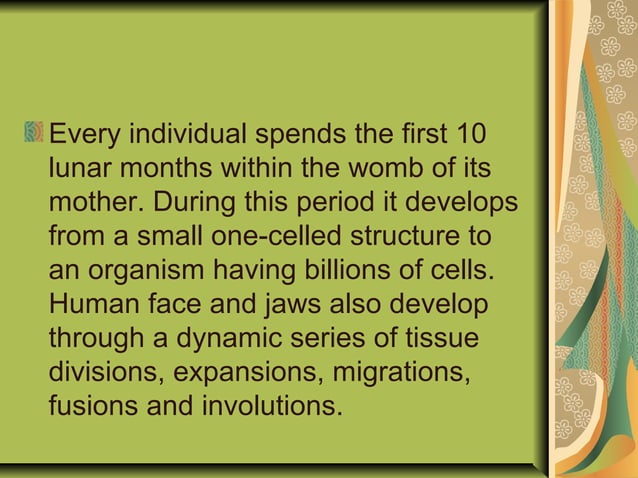 Embryology of face | PPT
