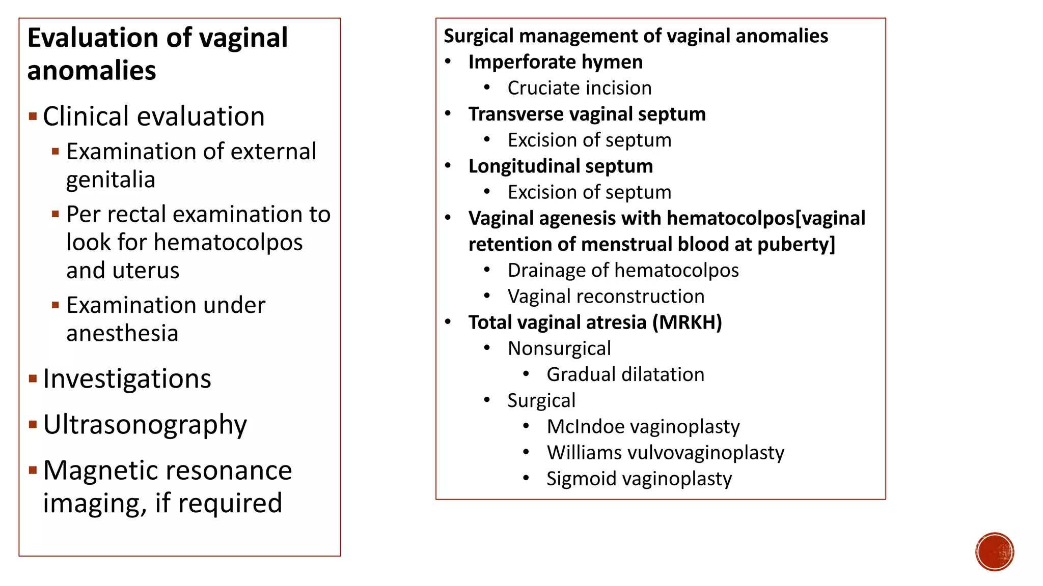 ABNORMALITIES IN DEVELOPMENT OF FEMALE GENITALIA | PPTX