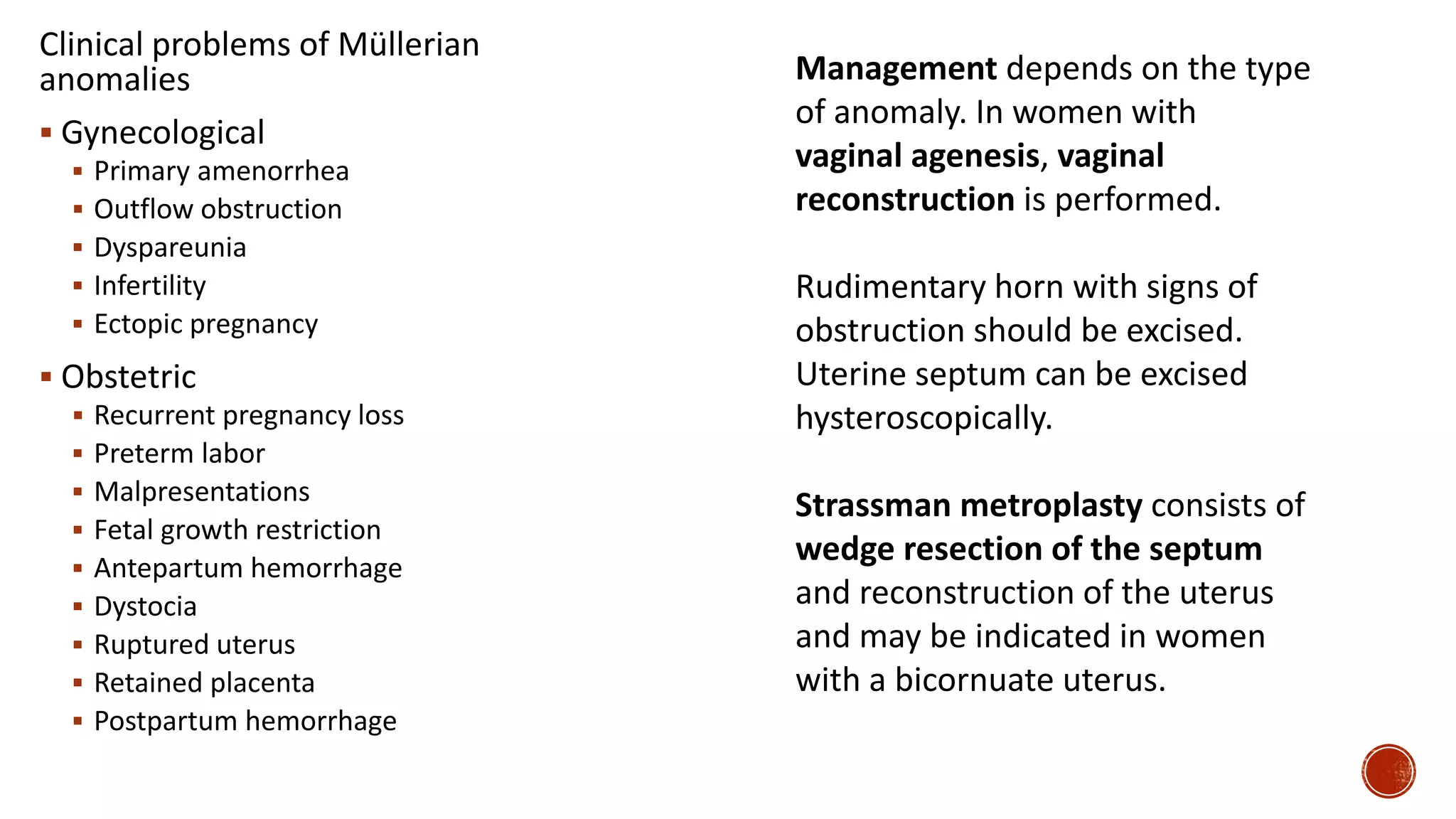 ABNORMALITIES IN DEVELOPMENT OF FEMALE GENITALIA | PPTX