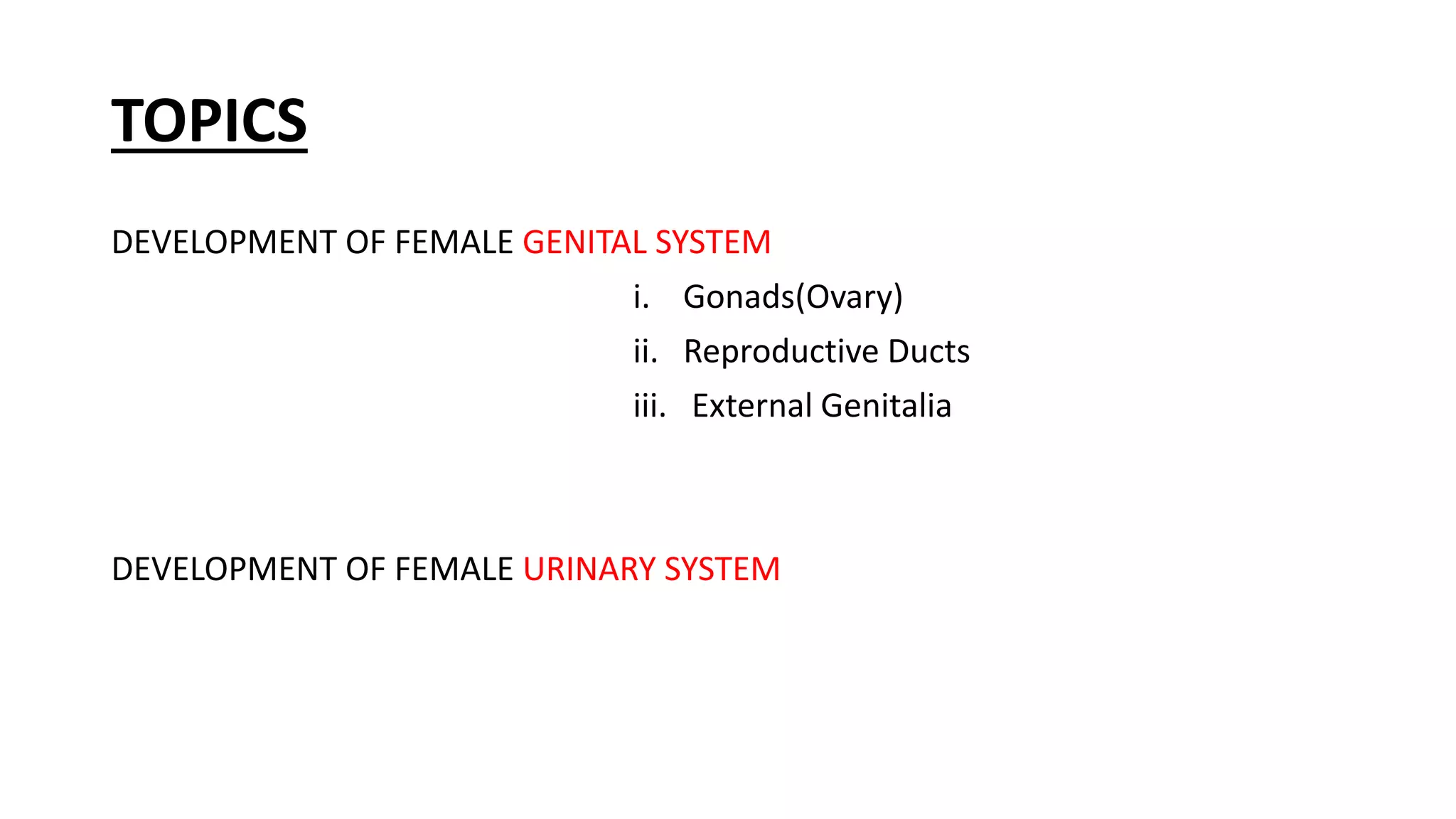 Embryology of genitourinary system | PPTX