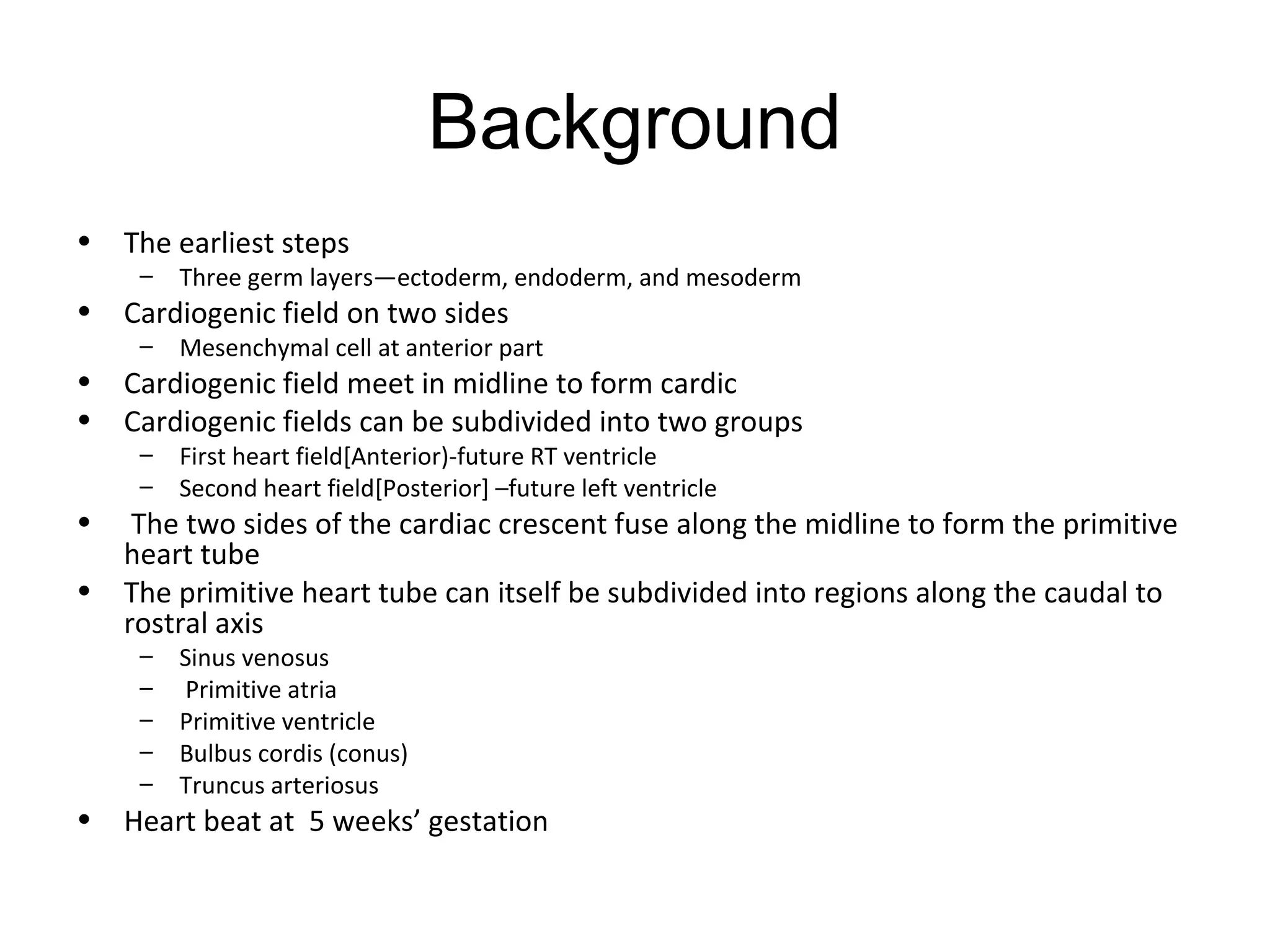 Embryology of heart | PPT