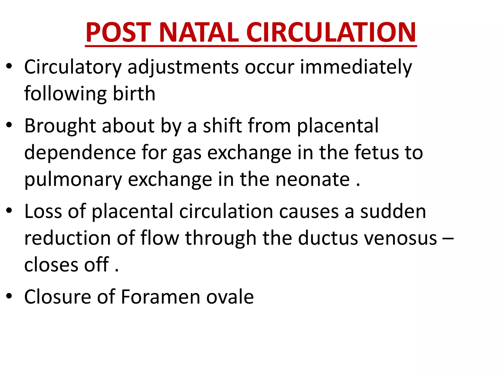 Embryology of heart and fetal circulation | PPTX