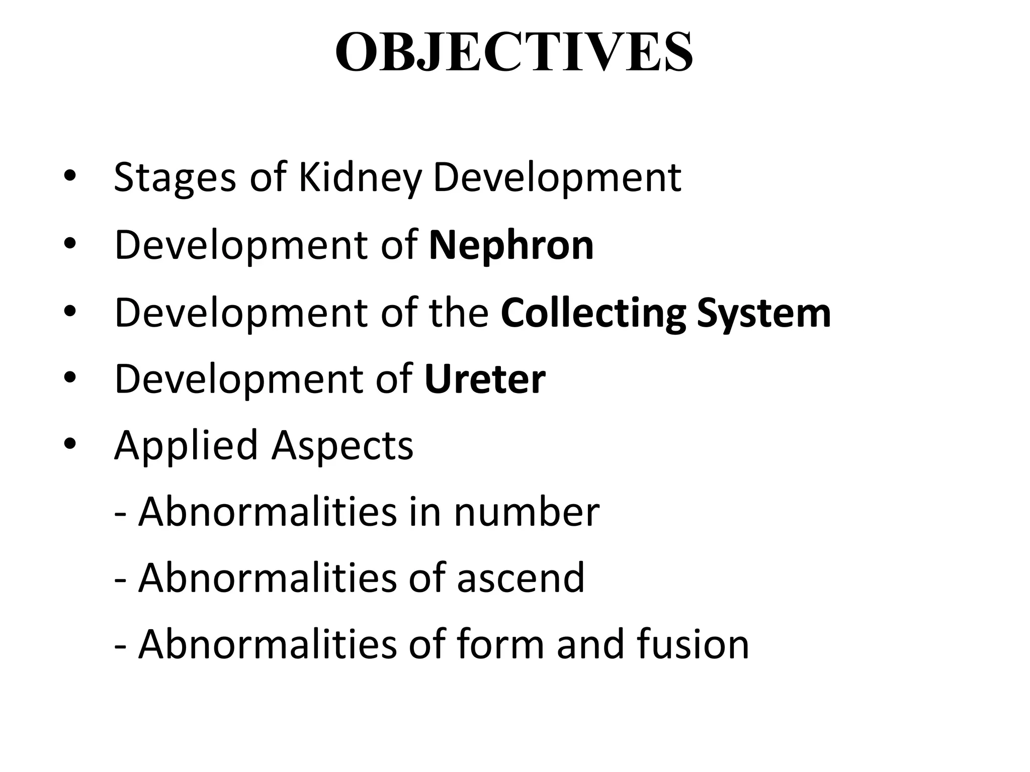 Embryology of kidney | PPTX
