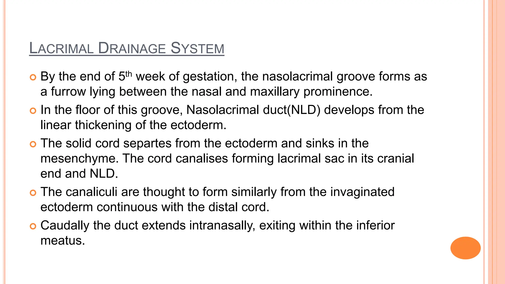 embryology of lids and adnexa.pptx embryology | PPTX