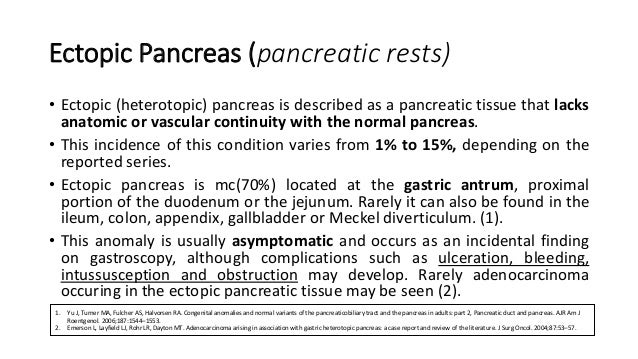 Embryology of pancreas