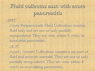Embryology of pancreas and Imaging of pancreatitis | PPT
