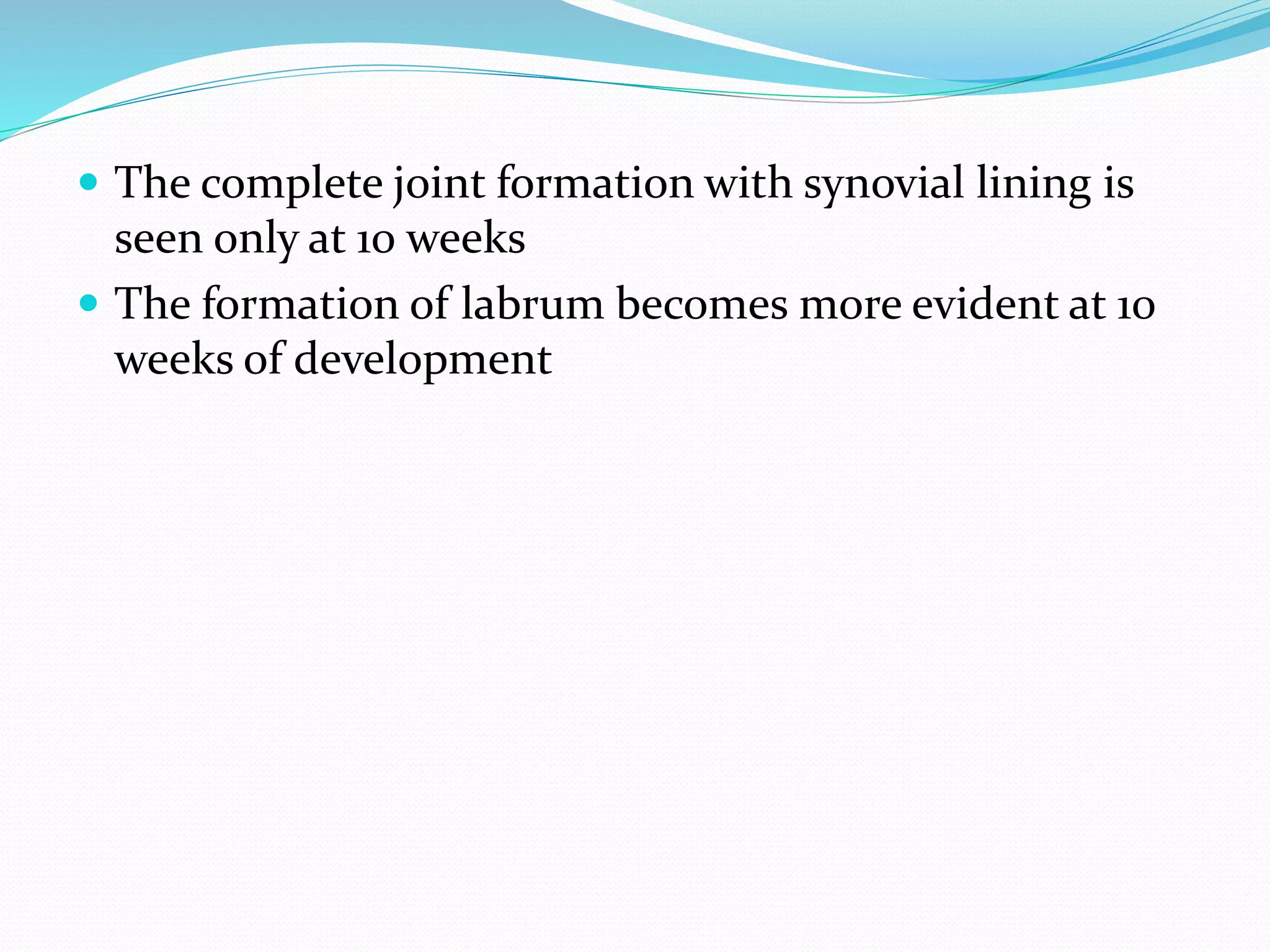 Embryology of shoulder joint | PPTX