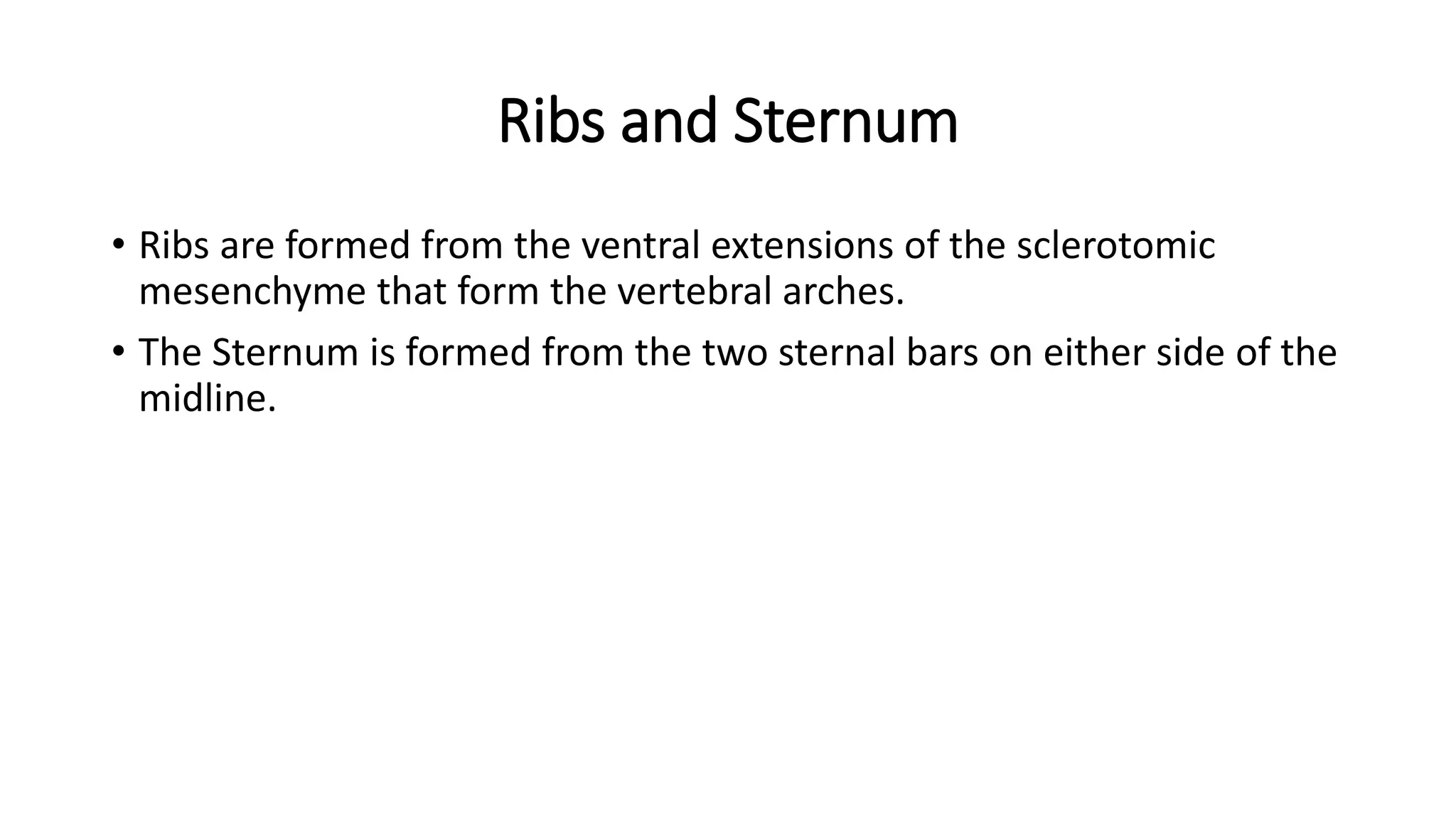 Embryology of skeletal system | PPT