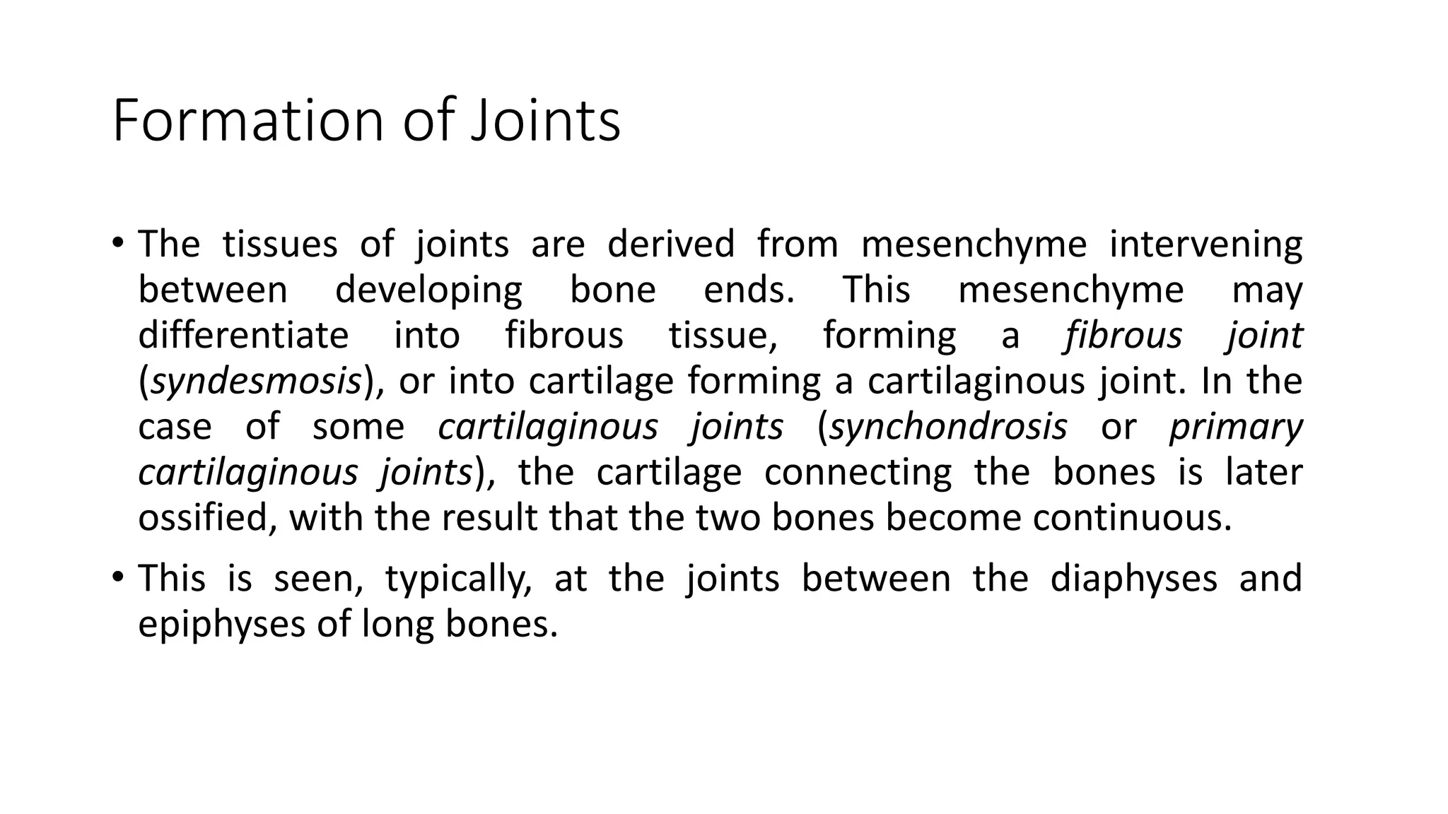 Embryology of skeletal system | PPT